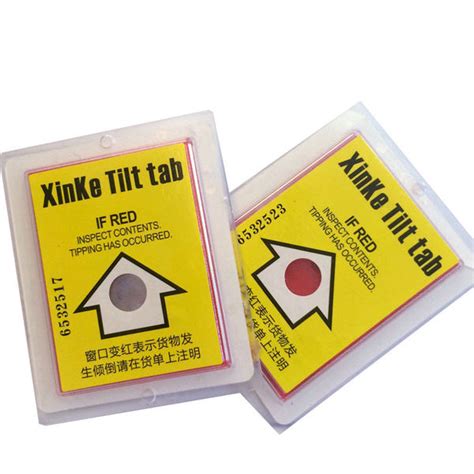Xinke Tilt Tab Ebuy7 倾斜 标签 倒置 感应器 警示