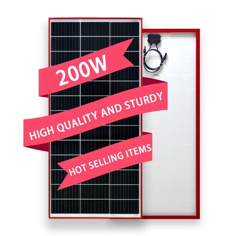 Various Power 200 Watt 200w Portable Solar Panel China Various Power 200 Watt 200w Portable