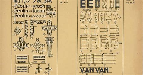 A Collection Of Font Samples Of Some Dutch Publishing House Pvk