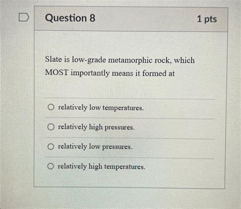Solved Some Metamorphic Rocks Have As Shown Below Melts