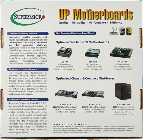 Supermicro Mini Itx Motherboard With Intel Atom Australia Ubuy