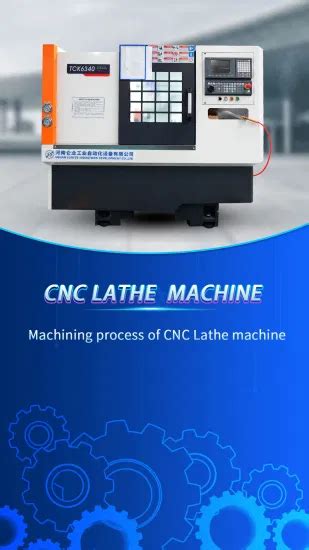 Flat Bed Simple Programming Low Noise Ck B CNC Machine Mini Lathe Machine China CNC Machine