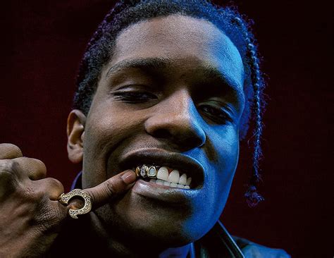 Asap Rocky Gold Teeth