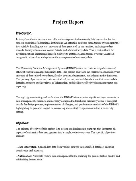 Dbms Project Report Print Pdf Databases Use Case