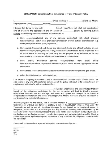 It Ip Declaration Pdf