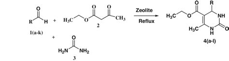 Scheme 1 Zeolite Catalyzed Synthesis Of Dhpms Download Scientific Diagram
