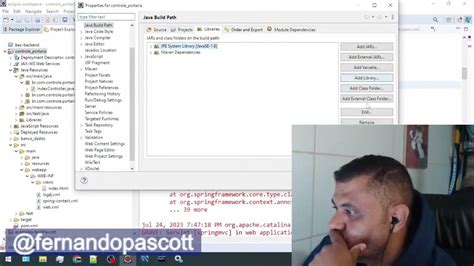 Primeiro Start Do Projeto Spring Mvc Java Jsp Html Css Jquery Mysql Cortelivecode3