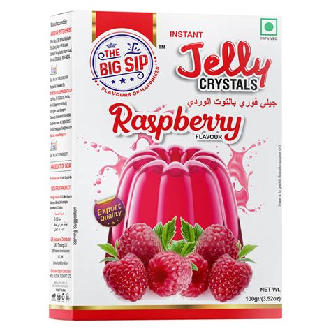 Raspberry Crystal Jelly The Big Sip Best Natural Spices And Bevarages