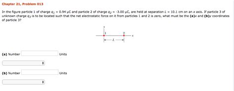 solved in the figure particle 1 of charge q 1 0 94 mu c
