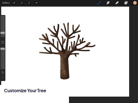 How To Draw Tree Trunk In Procreate Brush Galaxy