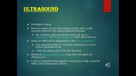 Case Of The Week Complete Hydatiform Mole Youtube