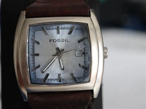 Fossil Watch Jr 8480 On Nice Bund Leather Strap In Good Used Condition £25 00 Picclick Uk