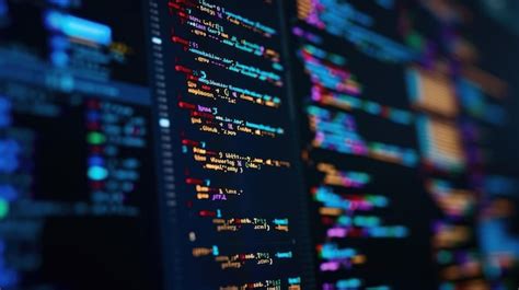 Premium Photo A Computer Screen With A Lot Of Code On It