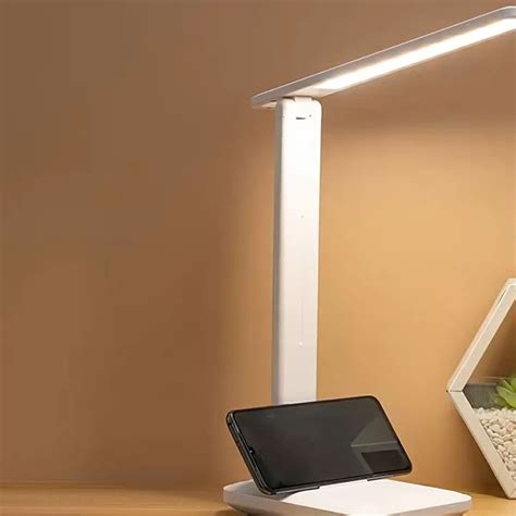 Led Table Desk Chargeable Lamp Color Stepless Dimmable Touch Foldable Table Lamp Bedside