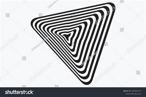Optical Illusion Triangle Vector Drawing Stock Vector Royalty Free 2223912717 Shutterstock