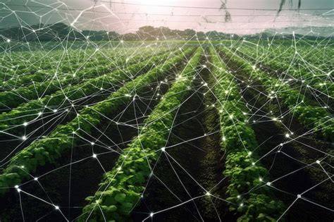 Premium Photo Digitalization In Agriculture Generative Ai