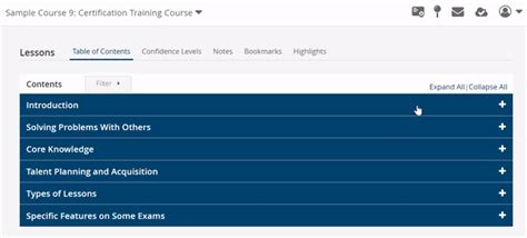 Navigating Lessons And Using Tools Content Guide