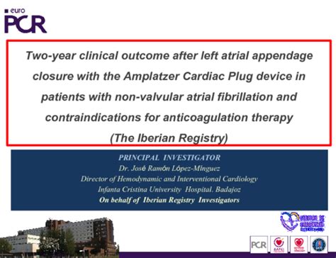 Two Year Clinical Outcome After Left Atrial Appendage Closure With The Amplatzer Cardiac Plug