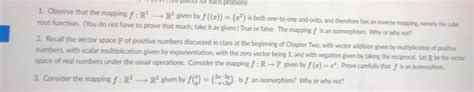 Solved We Just Started Isomorphism In Linear Algebra So Try Chegg
