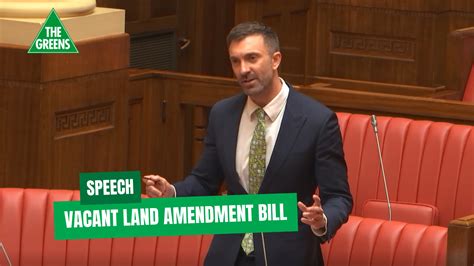 Vacant Land Amendment Bill Robert Simms Mlc