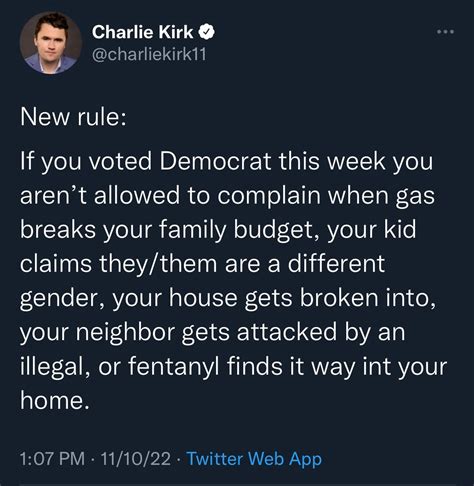 Right Wing Cope On Twitter Charlie Is Taking The Midterm Results In Grace