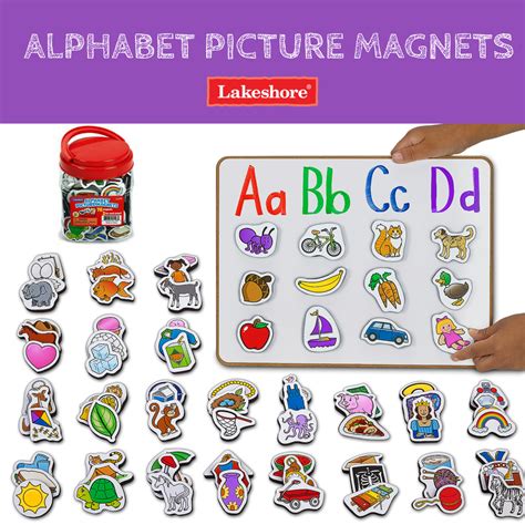 Alphabet Sounds Picture Magnets At Lakeshore Learning Alphabet