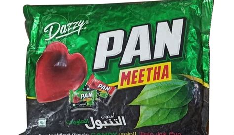 Red Heart Dazzy Meetha Pan Candy Packaging Type Packet Packaging