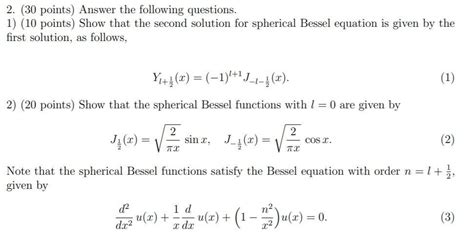 Solved 2 30 Points Answer The Following Questions 1 10 Chegg Com