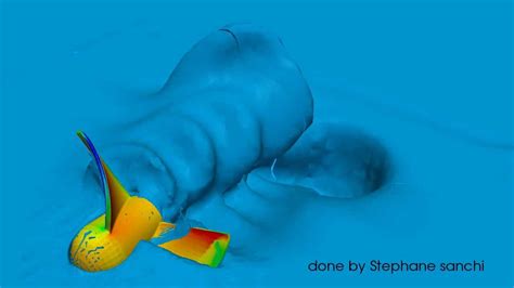 Surface Piercing Propeller Cfd Simulation With Openfoam Youtube