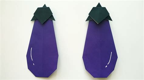 가지 종이접기 시장놀이 야채종이접기 신기한종이접기 쉬운종이접기 색종이접기 Youtube