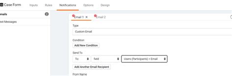 unable to send an email to a user whenever a user is created app