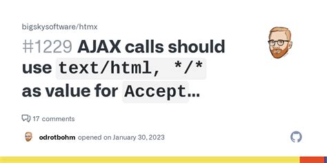 Ajax Calls Should Use `texthtml ` As Value For `accept` Header