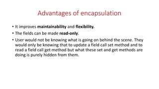 Introduction To OOP Concepts PPT