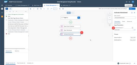 Automate The Extraction Of Order Details In Orders Management Application SAP Tutorials