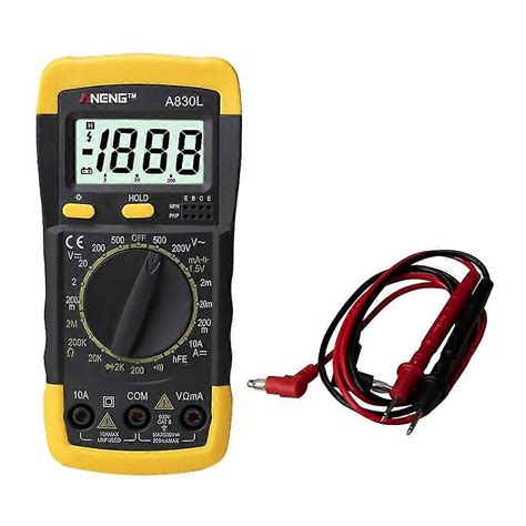 Digital Lcd Voltmeter Ammeter Ohmmeter Multimeter Volt Ac Dc Tester