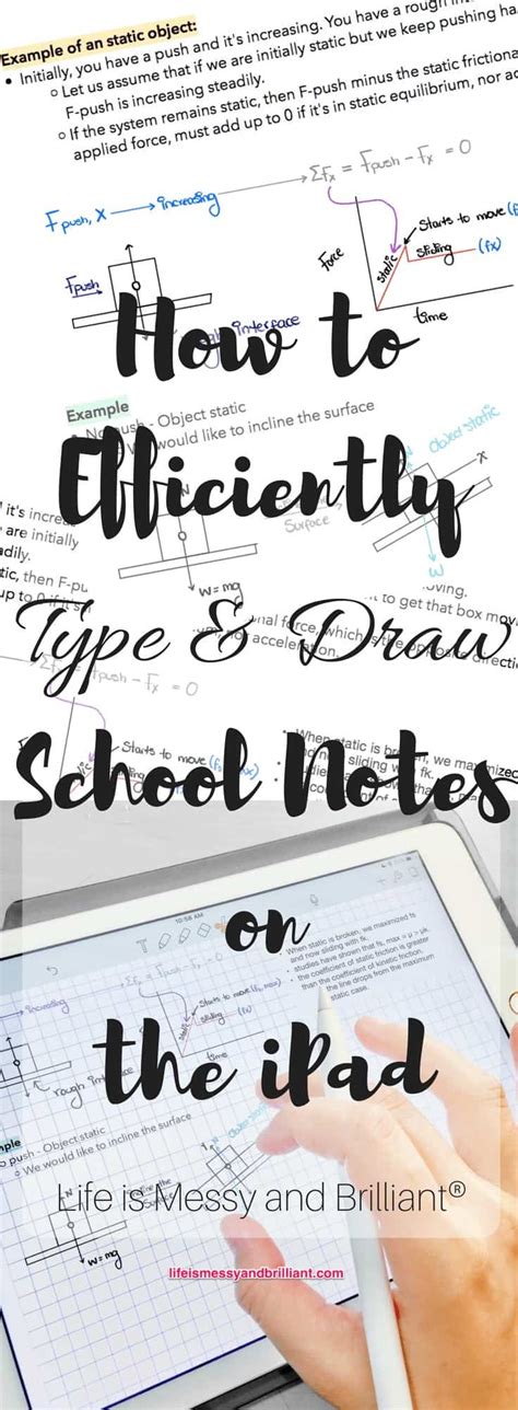 How To Efficiently Type And Draw Babe Notes On The IPad