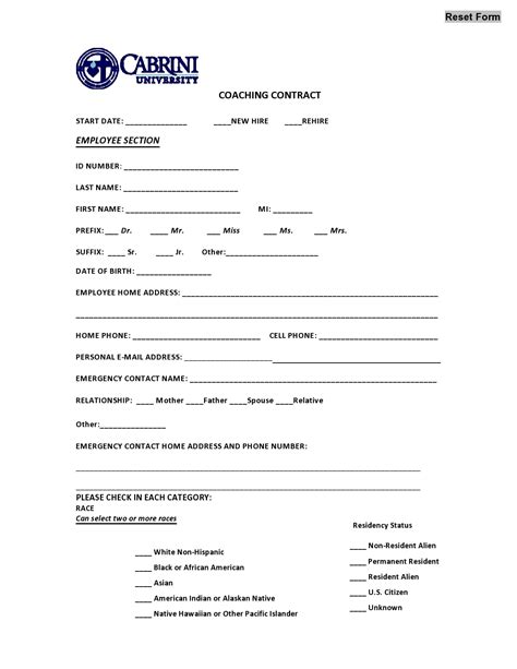 40 Professional Coaching Contract Templates Free