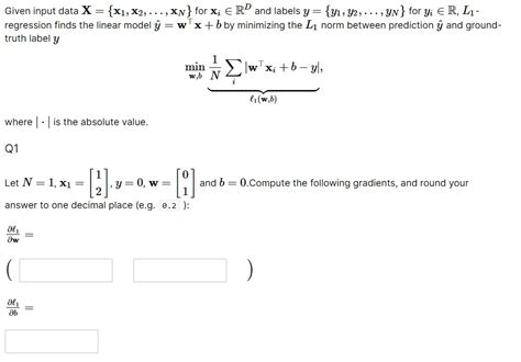 Given Input Data X X1x2 Xn For Xi Rd And Labels Y Y1 Y2 Yv For Yi Er Li