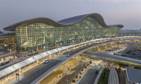 Mirroring Desert Dunes Kpfs Terminal A At Zayed International Airport