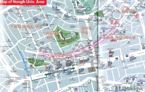 Map Of Hongdae 홍대지도 네이버 블로그