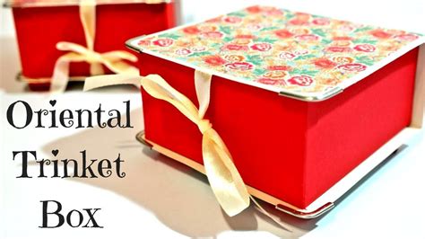 Stunning Oriental Trinket Box Video Tutorial Trinket Boxes