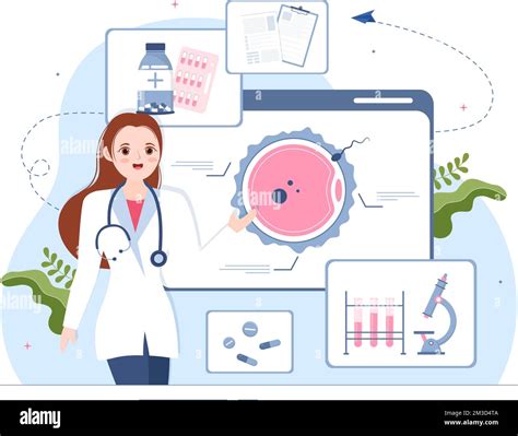 Vitro Fertilization Program Stock Vector Images Alamy