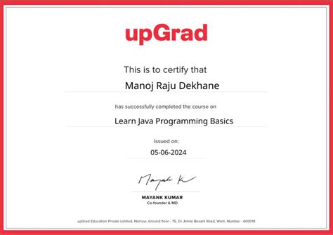 Manoj Dekhane On Linkedin Javabasics Programming Learningjourney