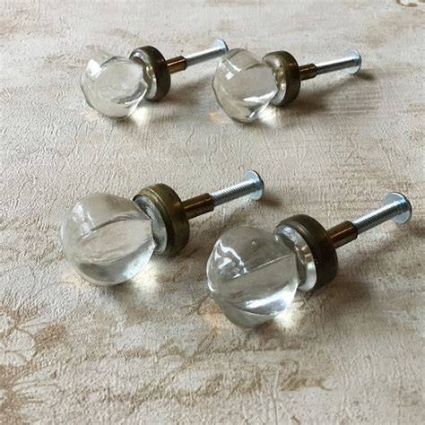 Glass Cabinet Knobs Etsy