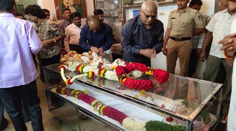 Kannada Scholar Chidananda Murthy Is No More Navjeevan Express