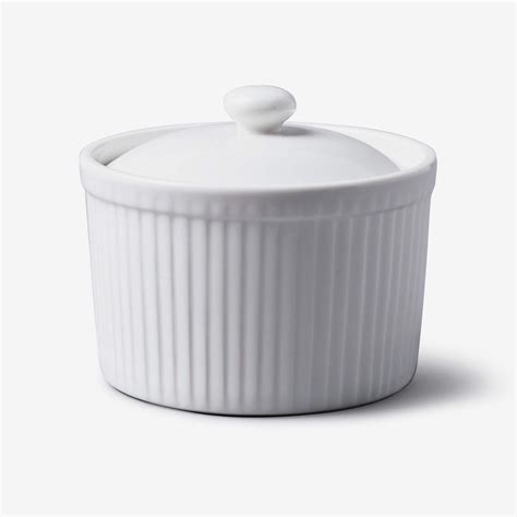 Wm Bartleet Ramekin With Lid Porcelain Bakeware