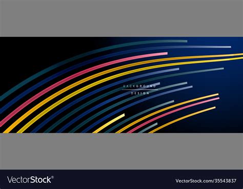 Abstract Colorful Lines Background Royalty Free Vector Image