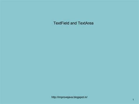 Gui Programming In Java Ppt
