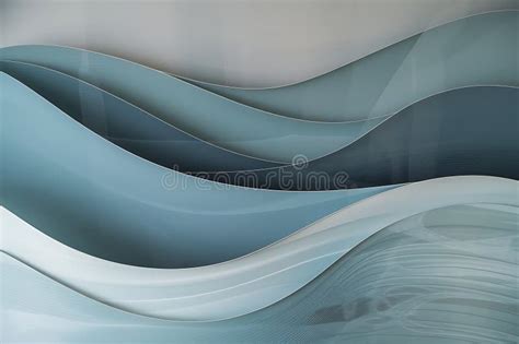 Soothing Tones And Flowing Shapes For Modern Wallpaper Stock Illustration Illustration Of Blue