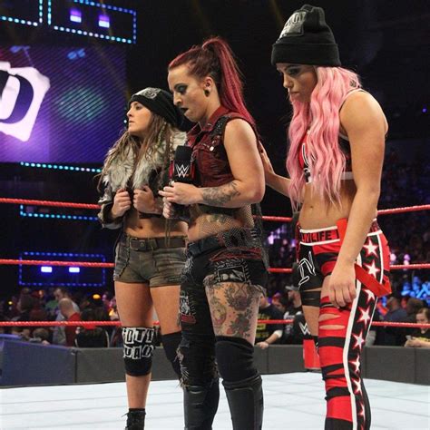 Sarah Logan Ruby Riott And Liv Morgan Wwe Female Wrestlers Womens